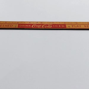 1940's Coca-cola Work Refreshed Ruler - Etsy