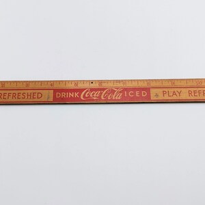 1940's Coca-cola Work Refreshed Ruler - Etsy