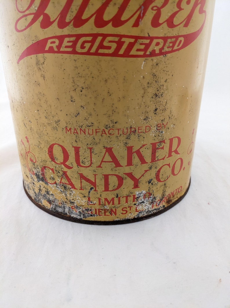 Rare Quaker Candy Kisses Tin- Toronto C.1900 - Etsy