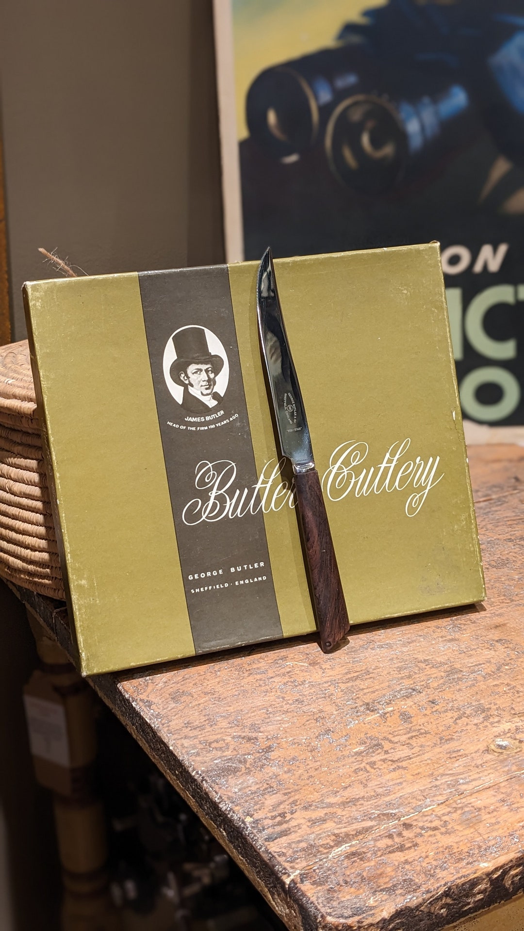 Mid Century Modern Butler's Cutlery Steak Knife Set NIB, Dining ...