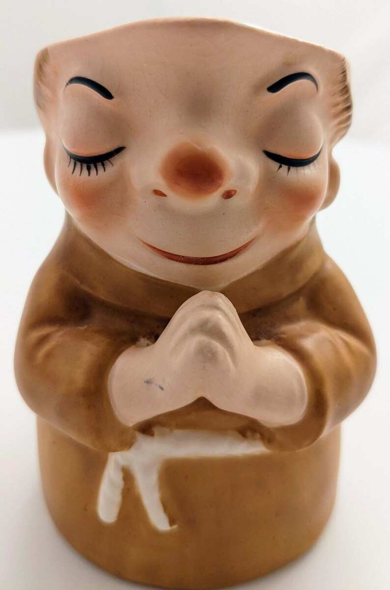 Vintage ESD Praying Monk Creamer, Collectable, Tea, Coffee, Kitchen ...
