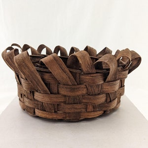Small Split Cane Basket - Etsy