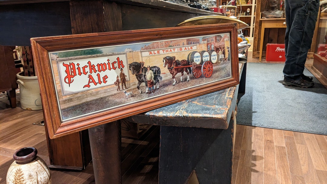 Rare Pickwick Ale Sign C.1920- Excellent Condition, Collectable ...