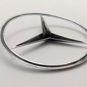 Vintage Mercedes Star Grill Emblem, Luxury Cars, Collectable ...