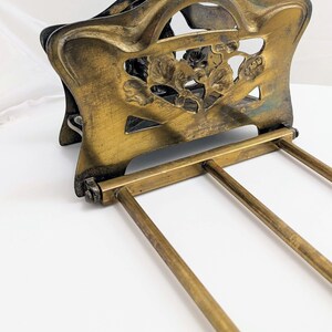 Antique Art Nouveau Cast Iron Judd Owl Sliding Bookends With Letter ...