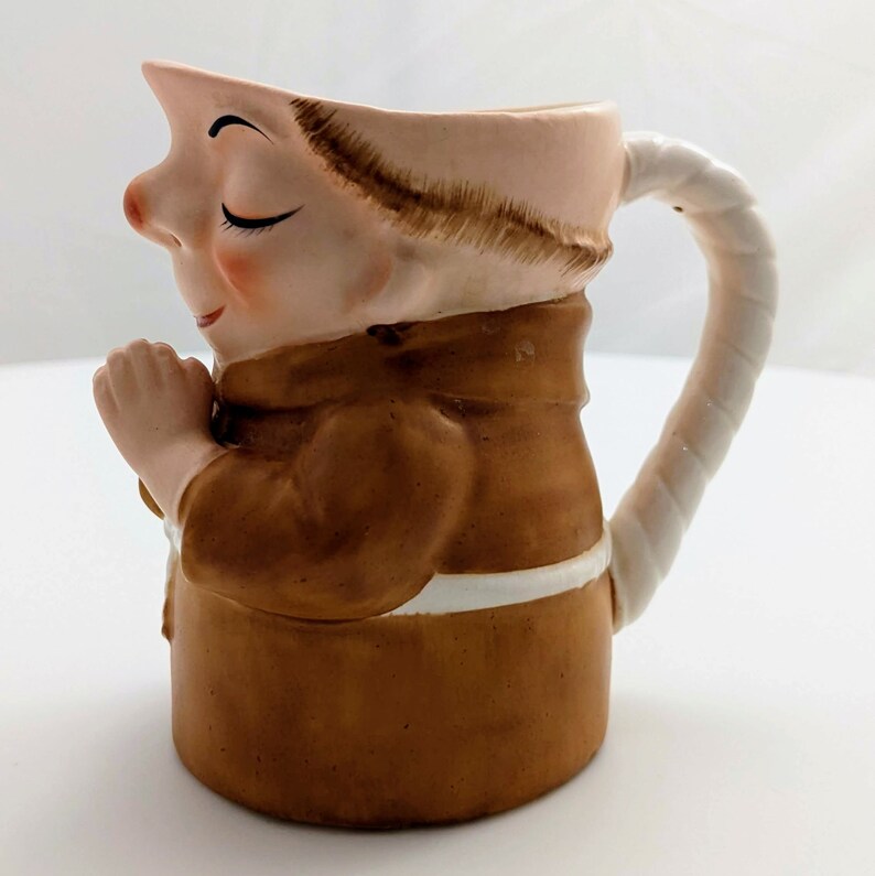 Vintage ESD Praying Monk Creamer, Collectable, Tea, Coffee, Kitchen ...