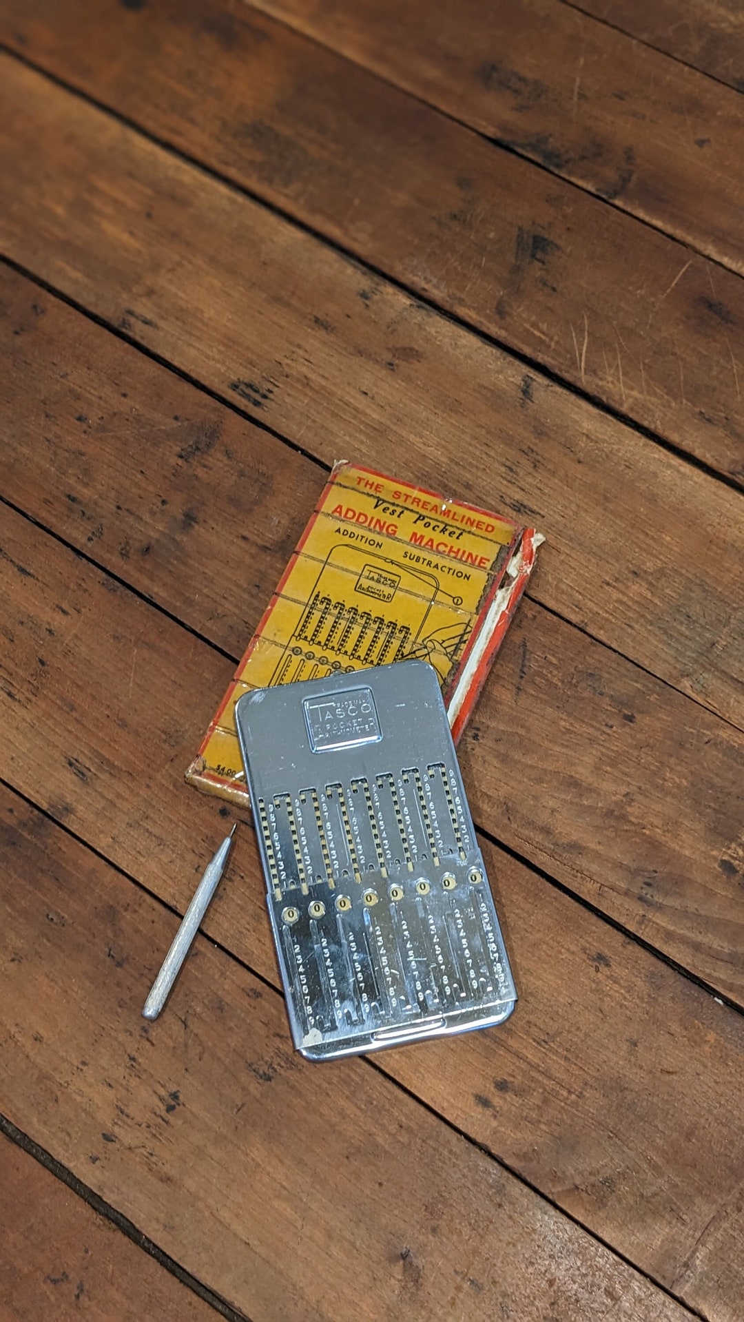 1940's Tasco Vest Pocket Adding Machine - Etsy