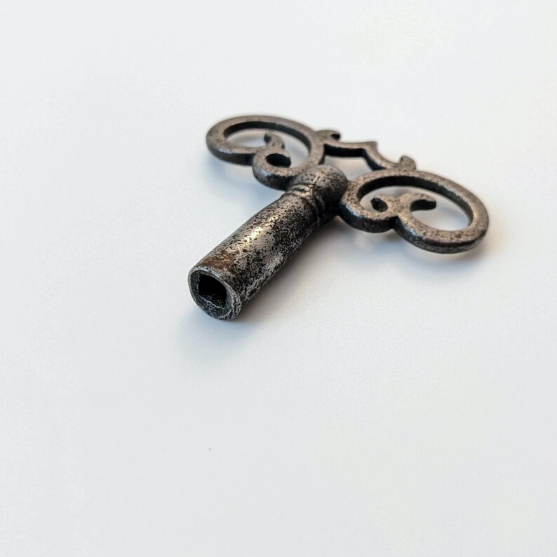 Antique Mantle Clock Key With Scroll Design - Etsy