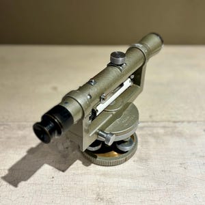 Vintage T.H.S Co 11-inch Dumpy Level No. 36042 Surveyor Scope Transit ...