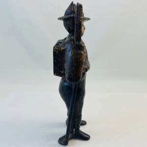 Antique Cast Iron Boy Scout Bank Original Paint - Etsy