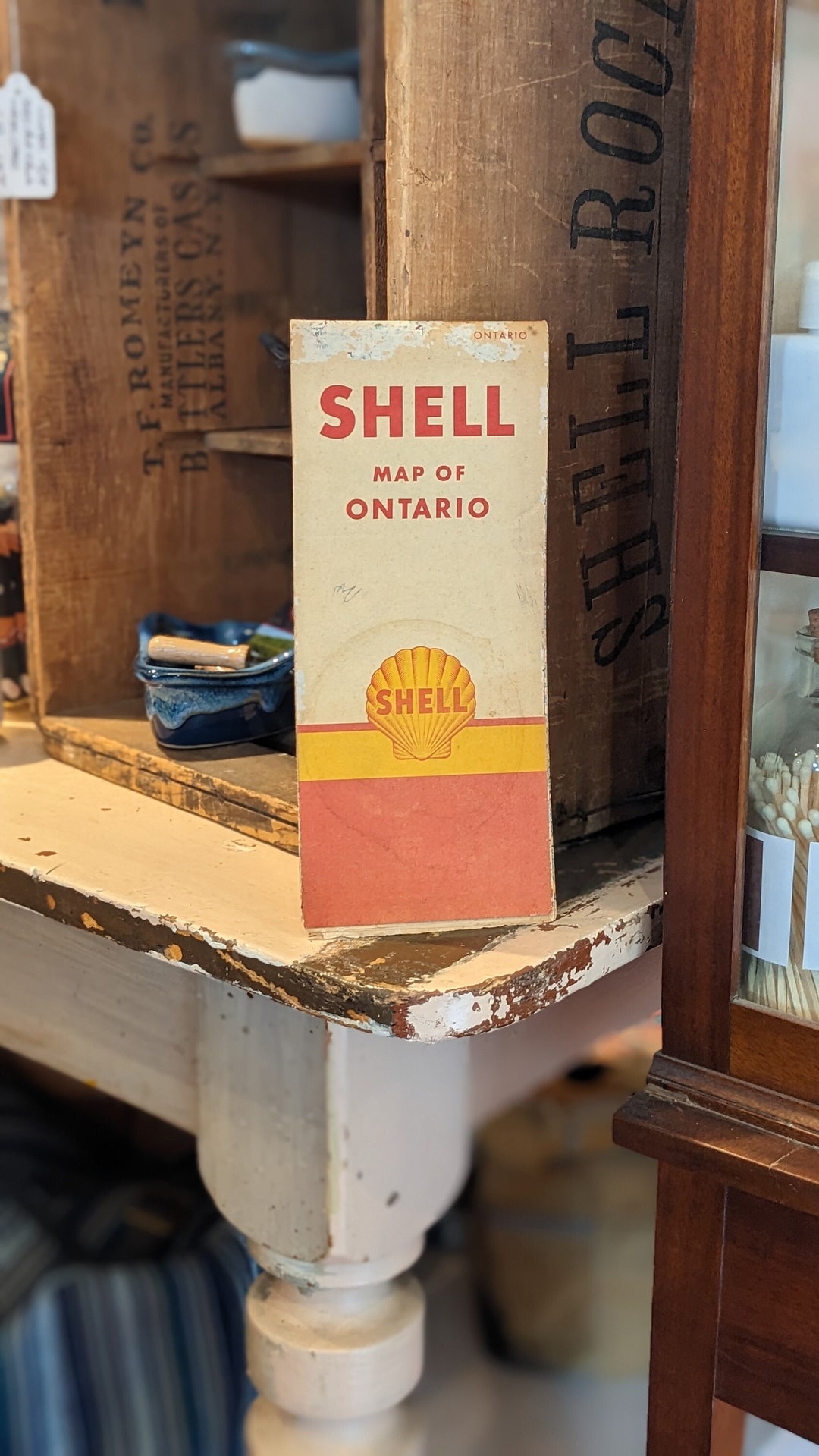 Shell Service Station Metropolitan Map of Ontario - Etsy