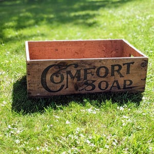 Antique Comfort Soap Crate - Etsy