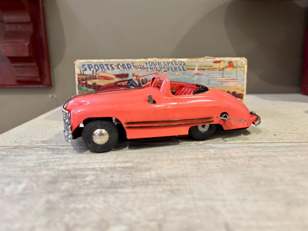 Vintage Triang No.2 Minic Toy Sports Car With Original Box and Key - Etsy