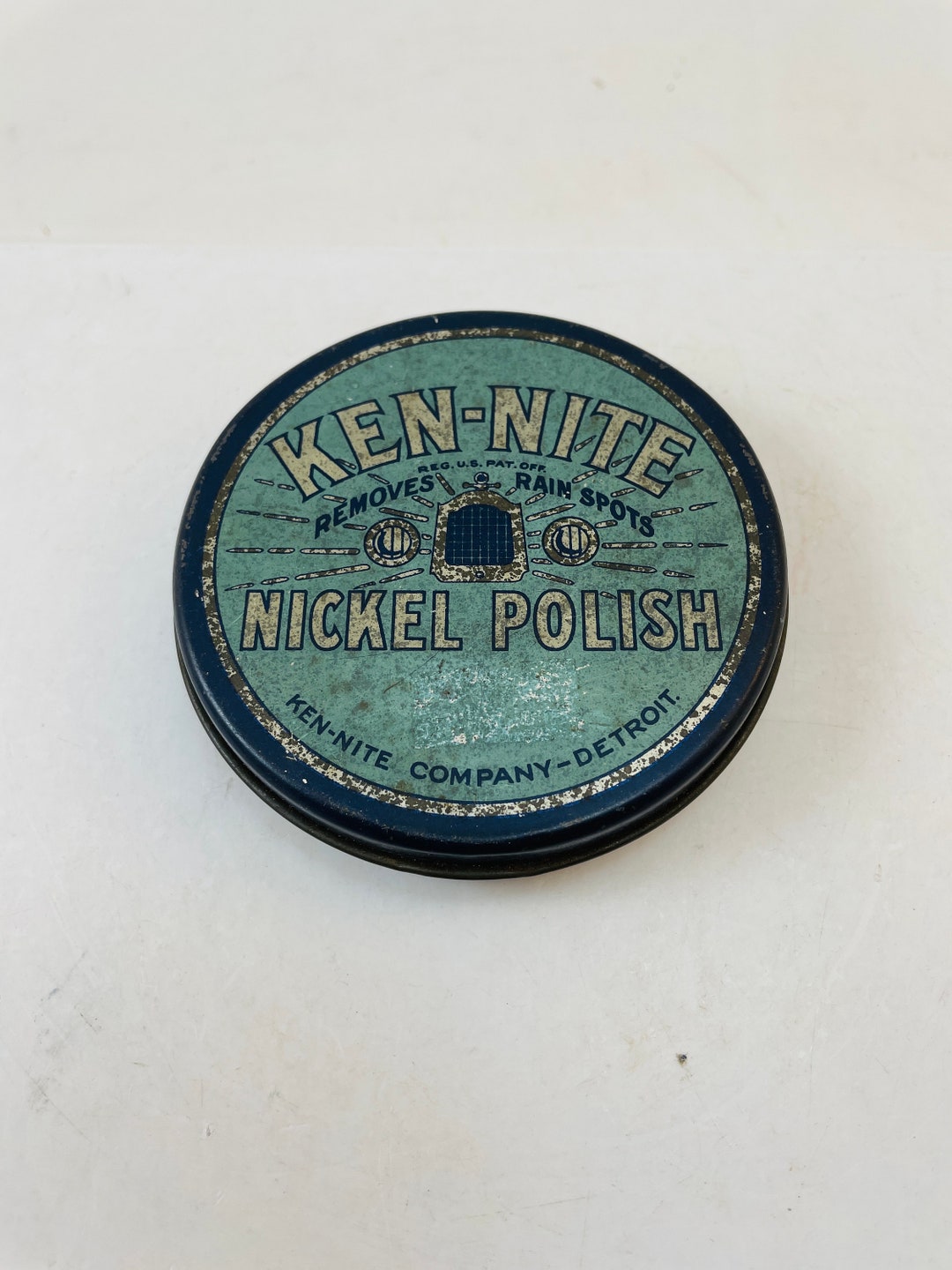 Vintage Ken-nite Nickel Polish Tin - Etsy