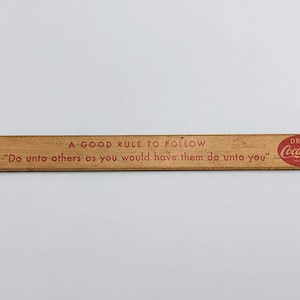 1940's Coca-cola Work Refreshed Ruler - Etsy