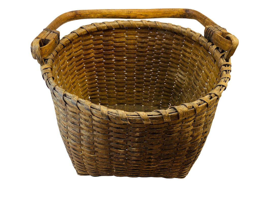 Native Made Split Ash Basket With Repairs C.1910 - Etsy
