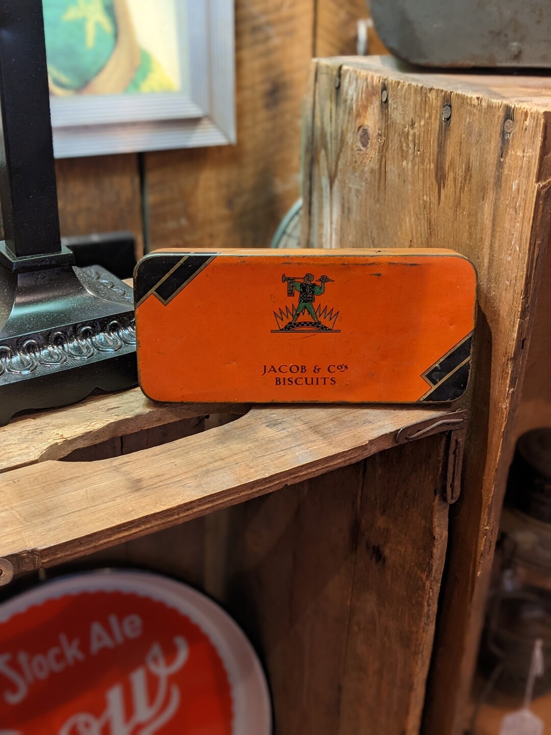 Vintage Jacob & Co. Cream Crackers Tin - Etsy