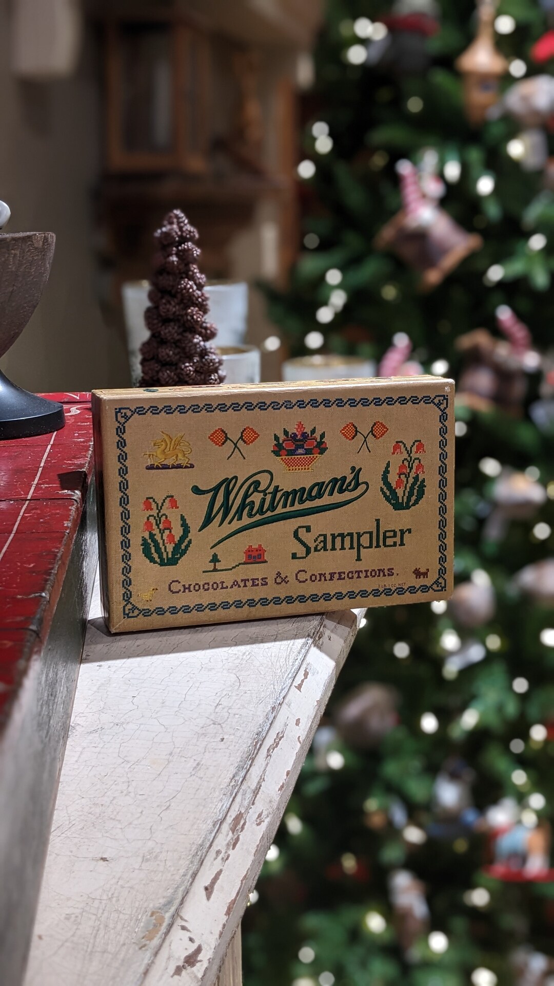 Vintage Whitman's Chocolate Sampler Box, Collectable, Advertising ...
