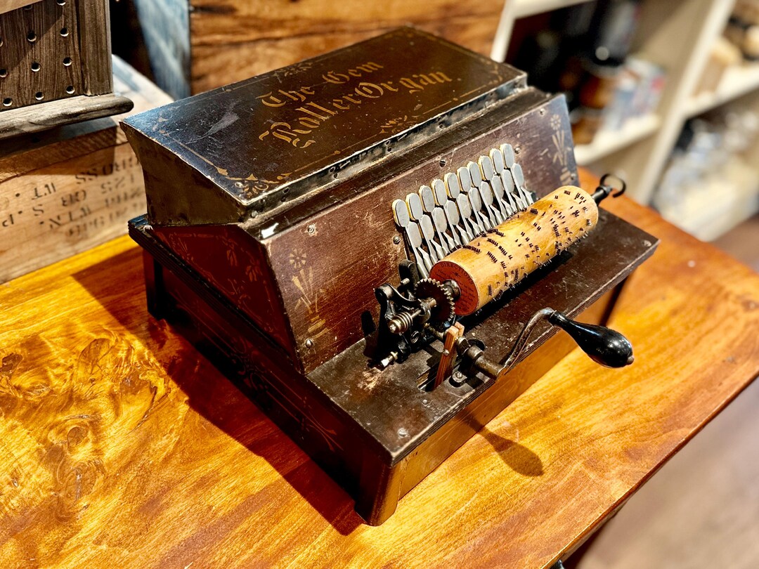 Antique Gem Roller Organ C.1887 - Etsy