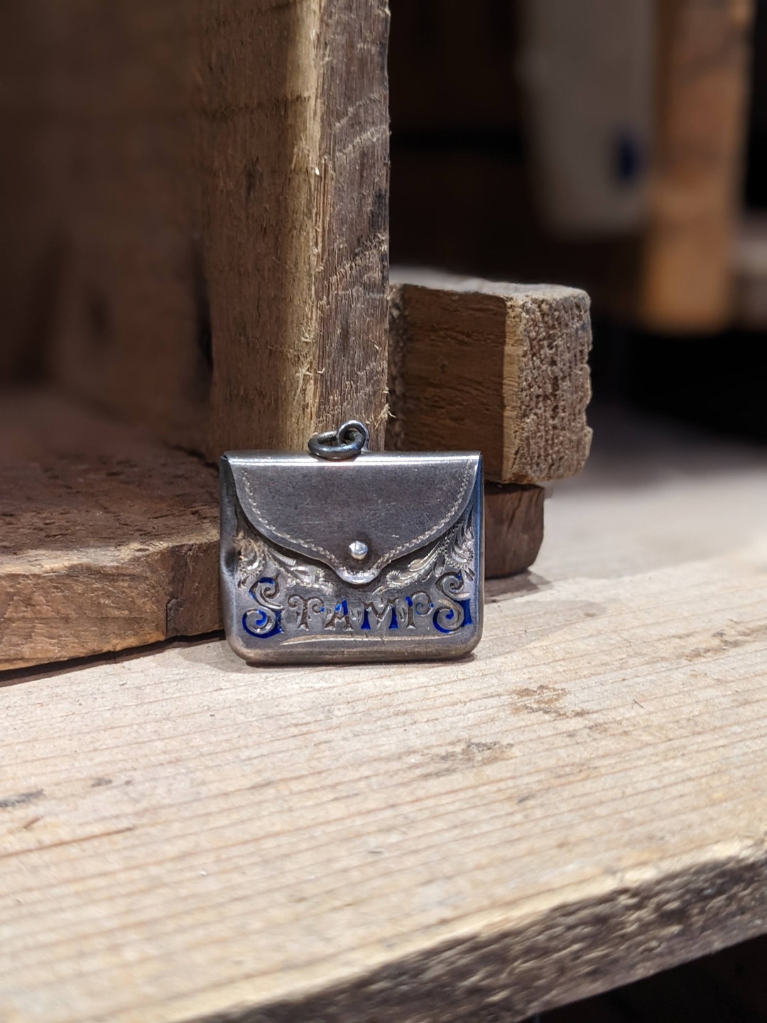 1907 Birmingham Sterling Silver Stamp Holder for a Chatelaine - Etsy