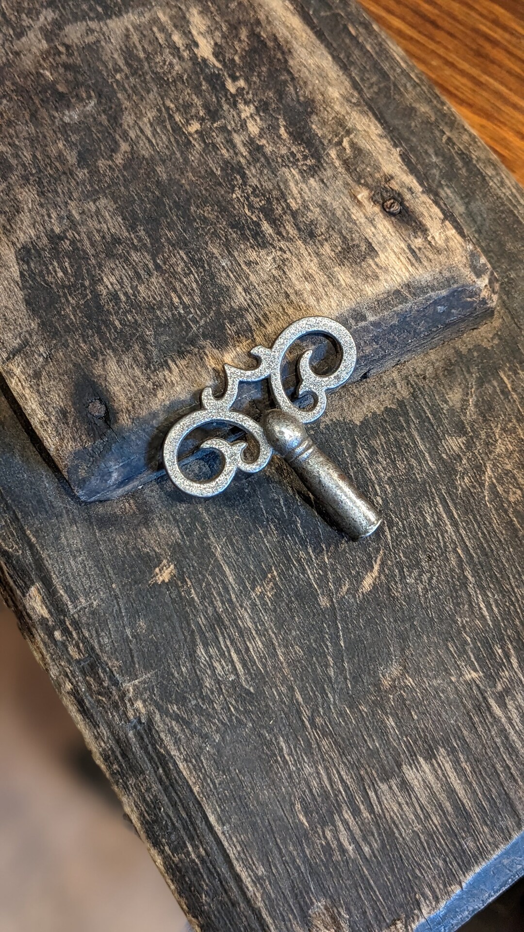 Antique Mantle Clock Key With Scroll Design - Etsy