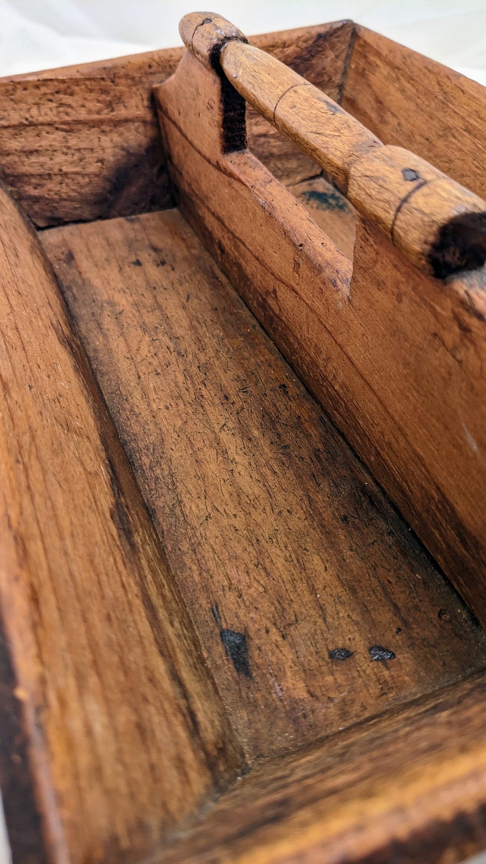 Nova Scotia Grain Painted Cutlery Box, Primitive Wood Tray - Etsy