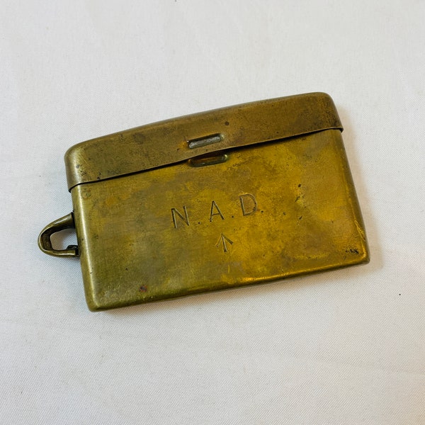 Brass Match Safe - Etsy