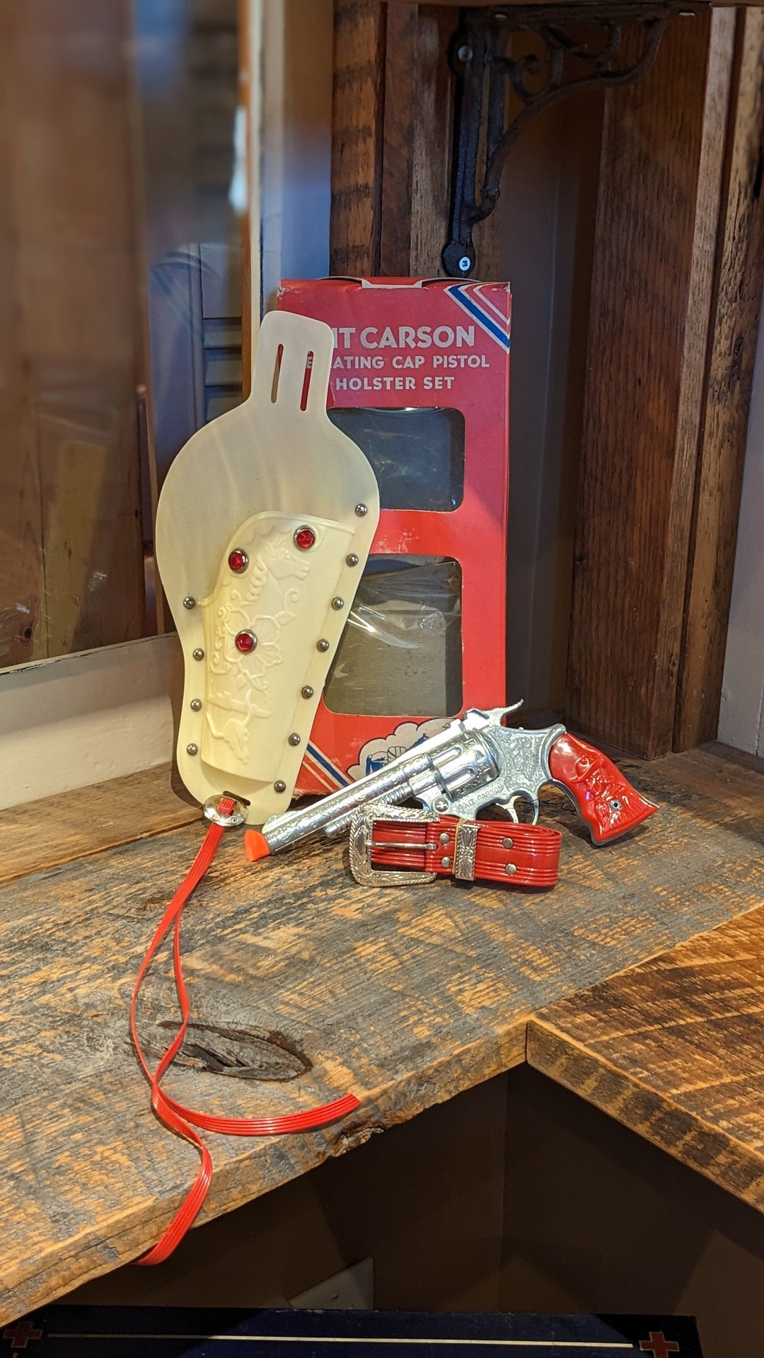 Vintage Kilgore Kit Carson Cap Toy Set in Original Box- Model No.318 ...