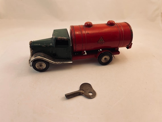 Vintage Tri-ang Minic Toys Wind up Tanker With Keys Working - Etsy