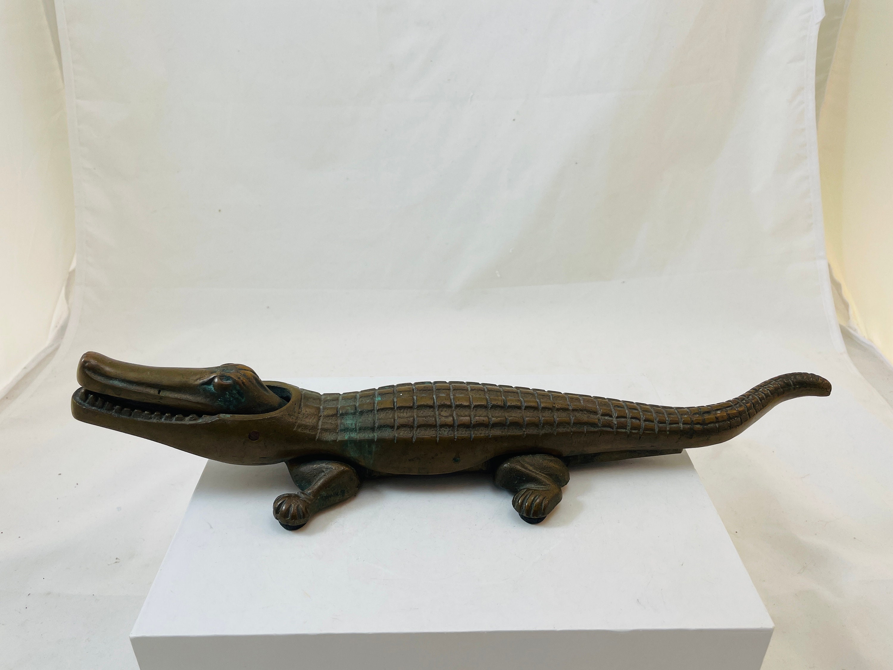 Large Brass Alligator Nut Cracker C. 1930/1940's - Etsy