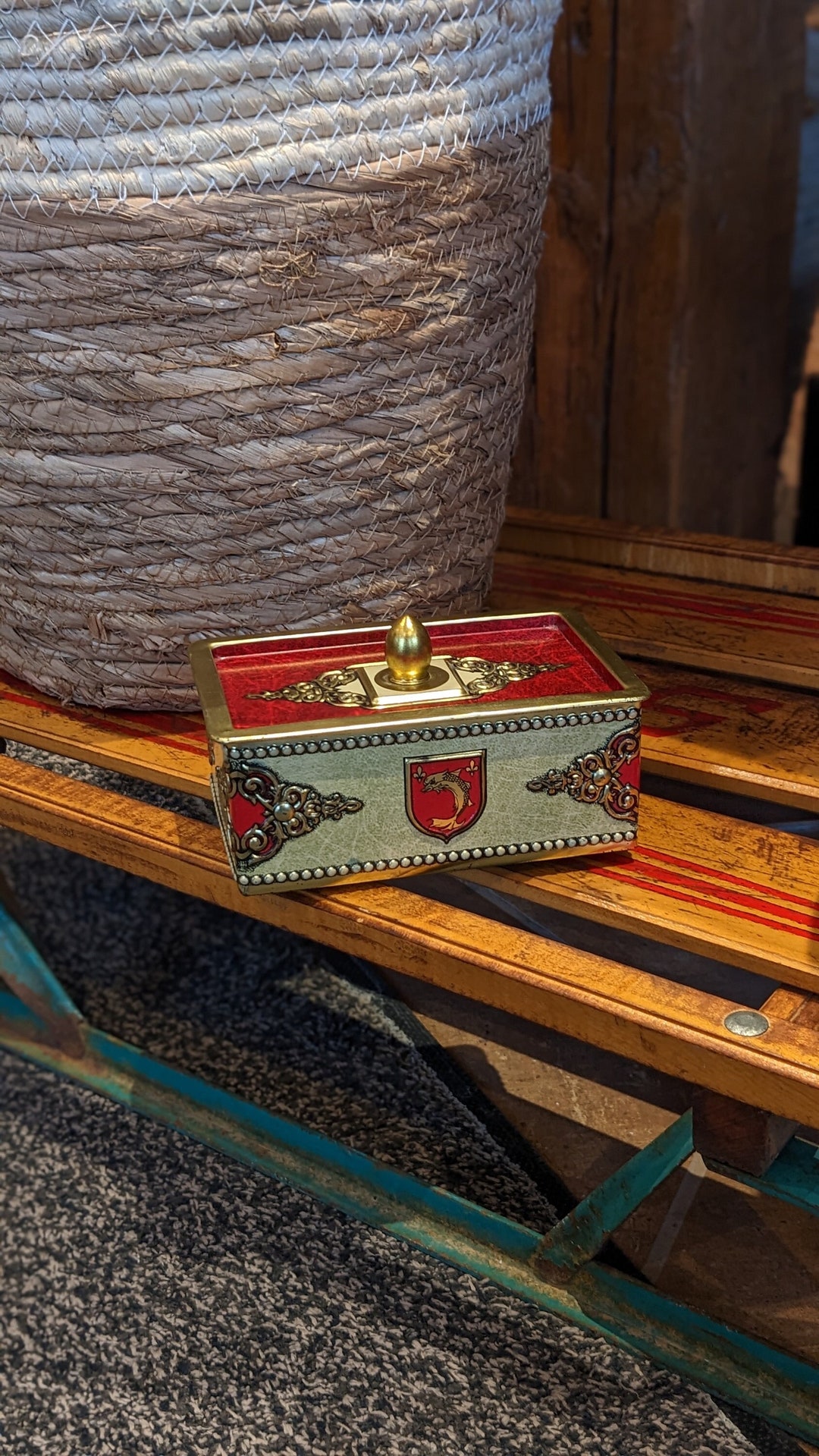 Vintage Blue Bird Harry Vincent High Relief Confectionery Tin - Etsy