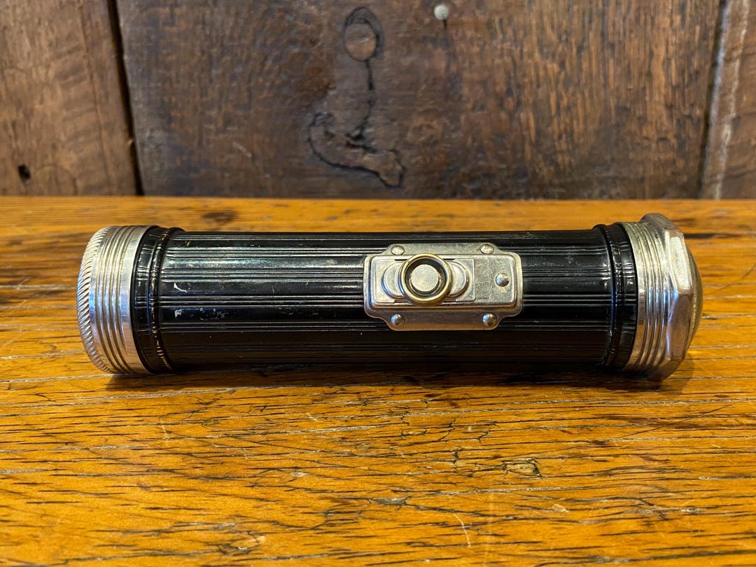 Vintage Brass Case Eveready Flashlight Model 2604 With Fisheye Lens - Etsy