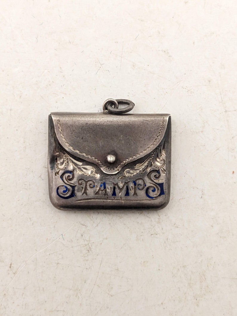 1907 Birmingham Sterling Silver Stamp Holder for a Chatelaine - Etsy