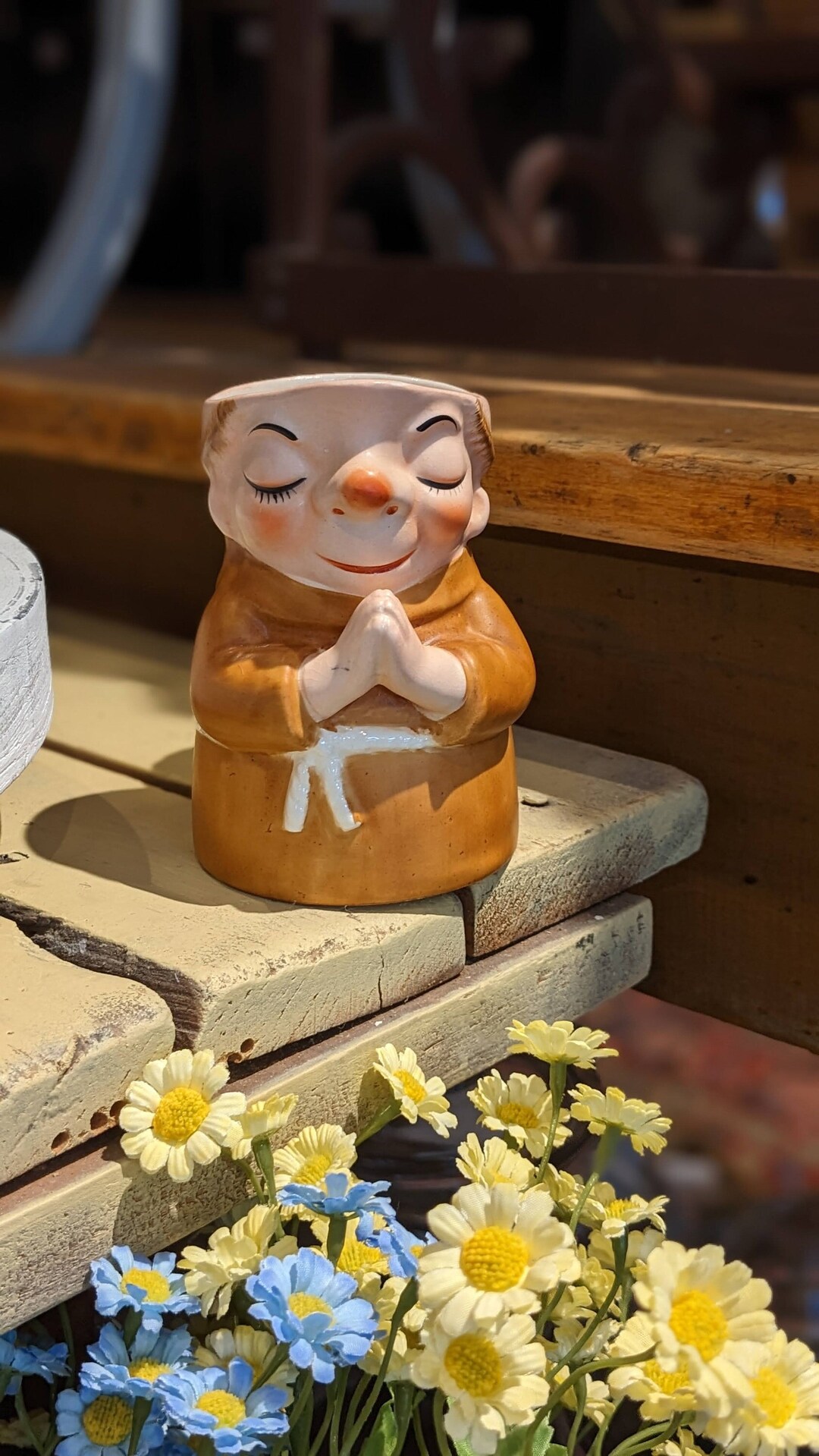 Vintage ESD Praying Monk Creamer, Collectable, Tea, Coffee, Kitchen ...