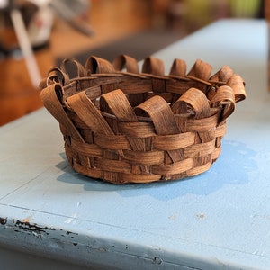 Small Split Cane Basket - Etsy