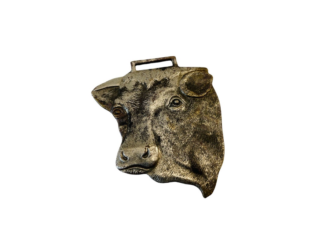 Antique Armour's Cow Watch Fob C. 1900 - Etsy