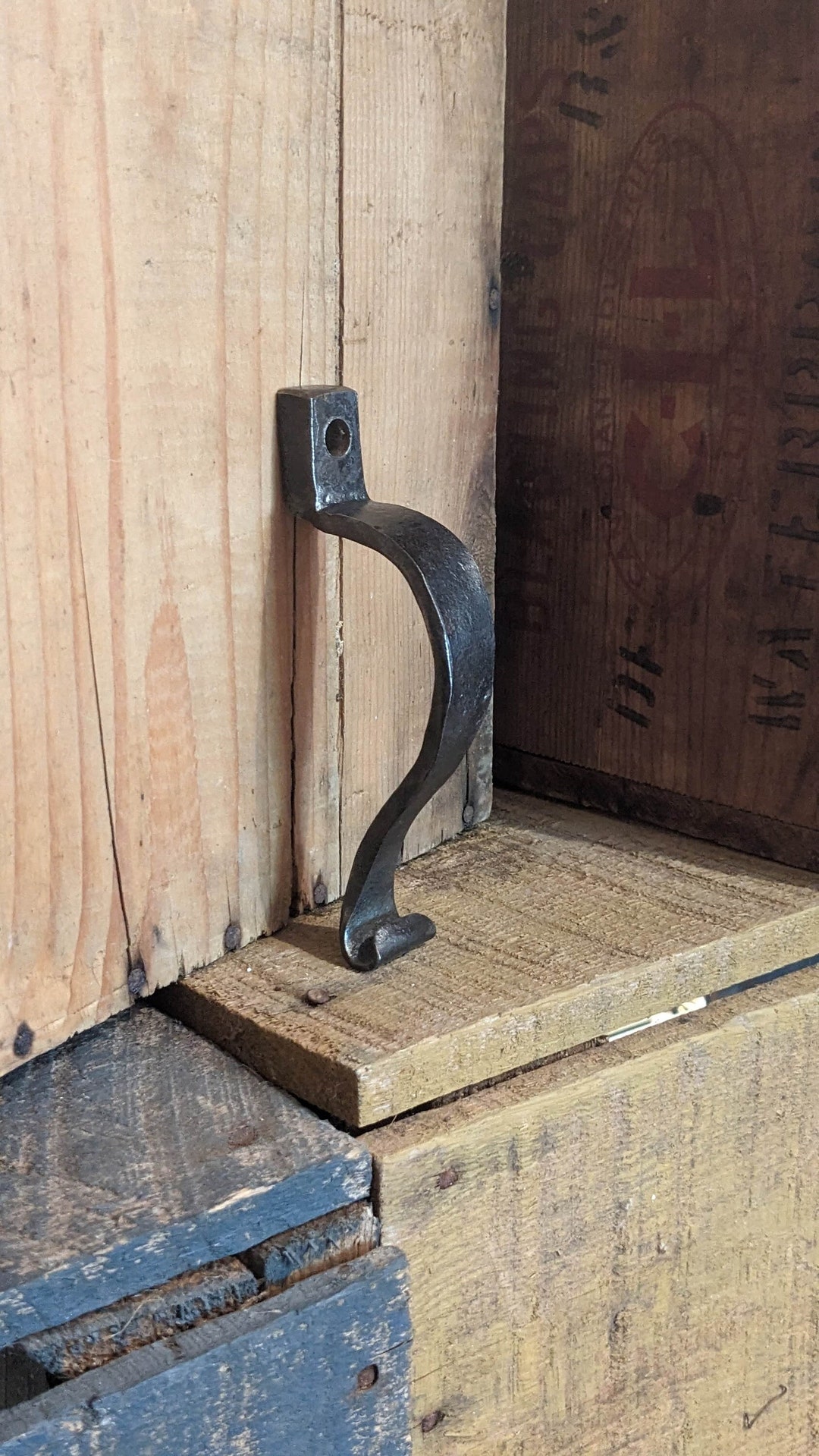 Hand Forged Hammered Drawer Pull, Home Improvement, Hand Made, Home ...