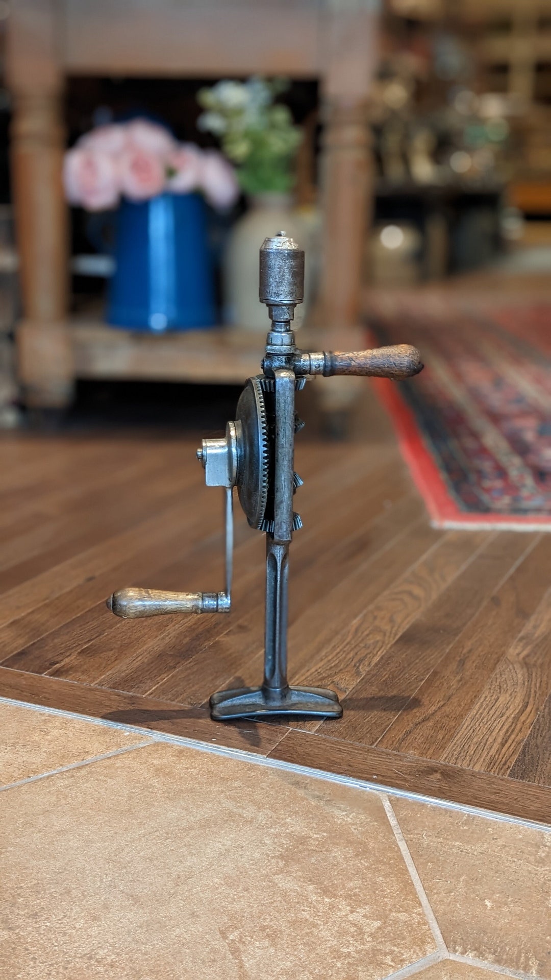 Antique Yankee 555 Ratcheting Multi Speed LH RH Breast Drill C.1900 ...