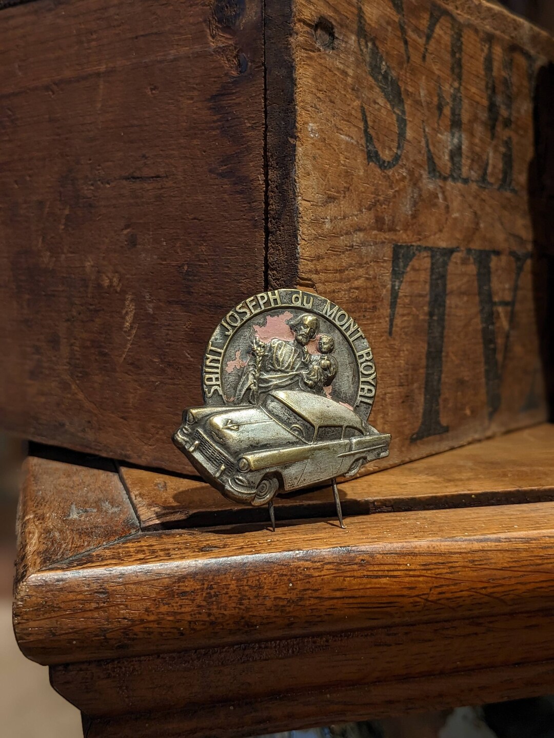 1950's Saint Joseph Car Visor Pin - Etsy