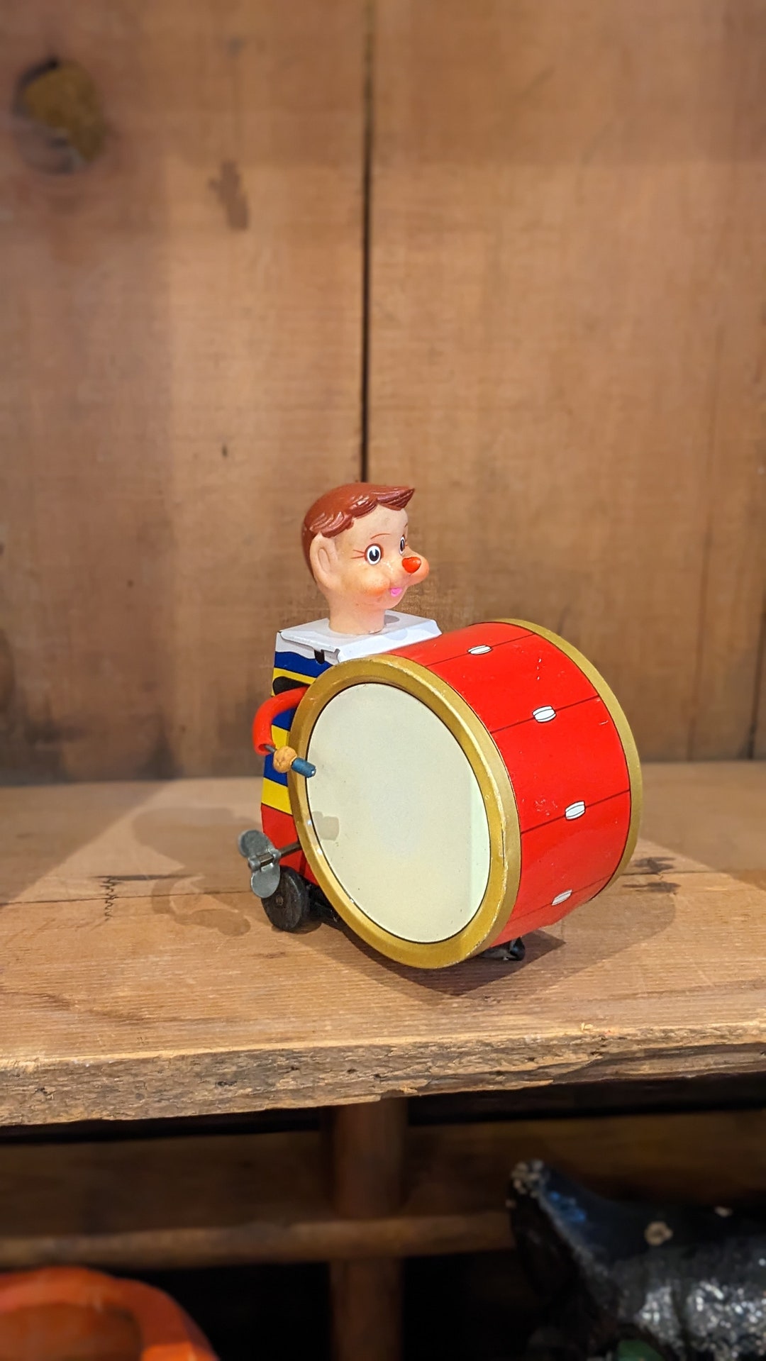 Daiya Japan Wind up Drummer Toy - Etsy
