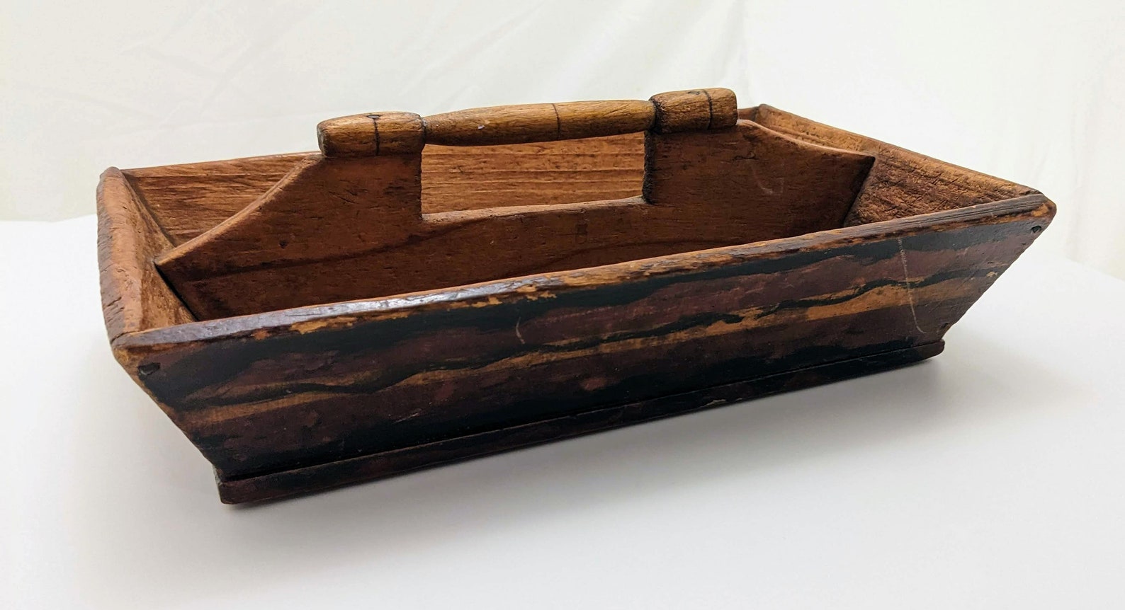 Nova Scotia Grain Painted Cutlery Box, Primitive Wood Tray - Etsy