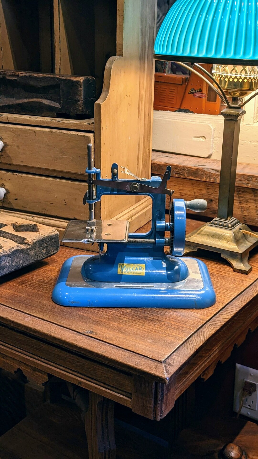 Vintage Vulcan MK1B Toy Sewing Machine – Blue and Silver, England - Etsy