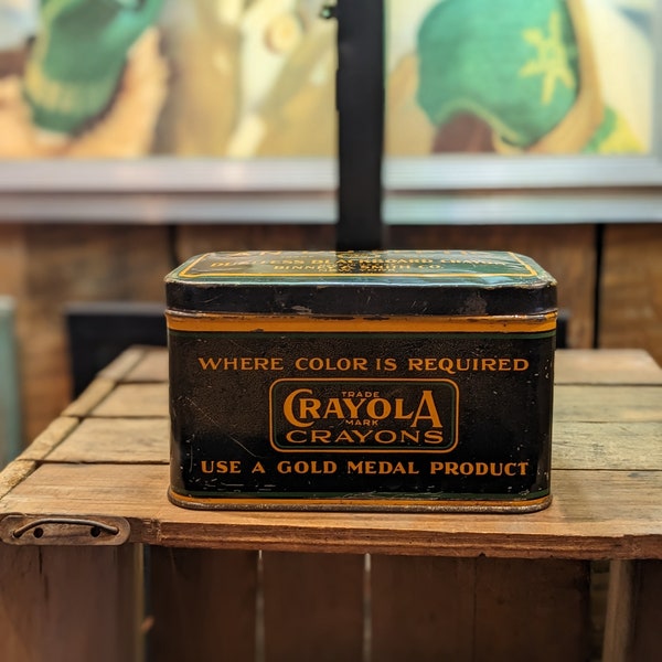 Crayon Tin - Etsy