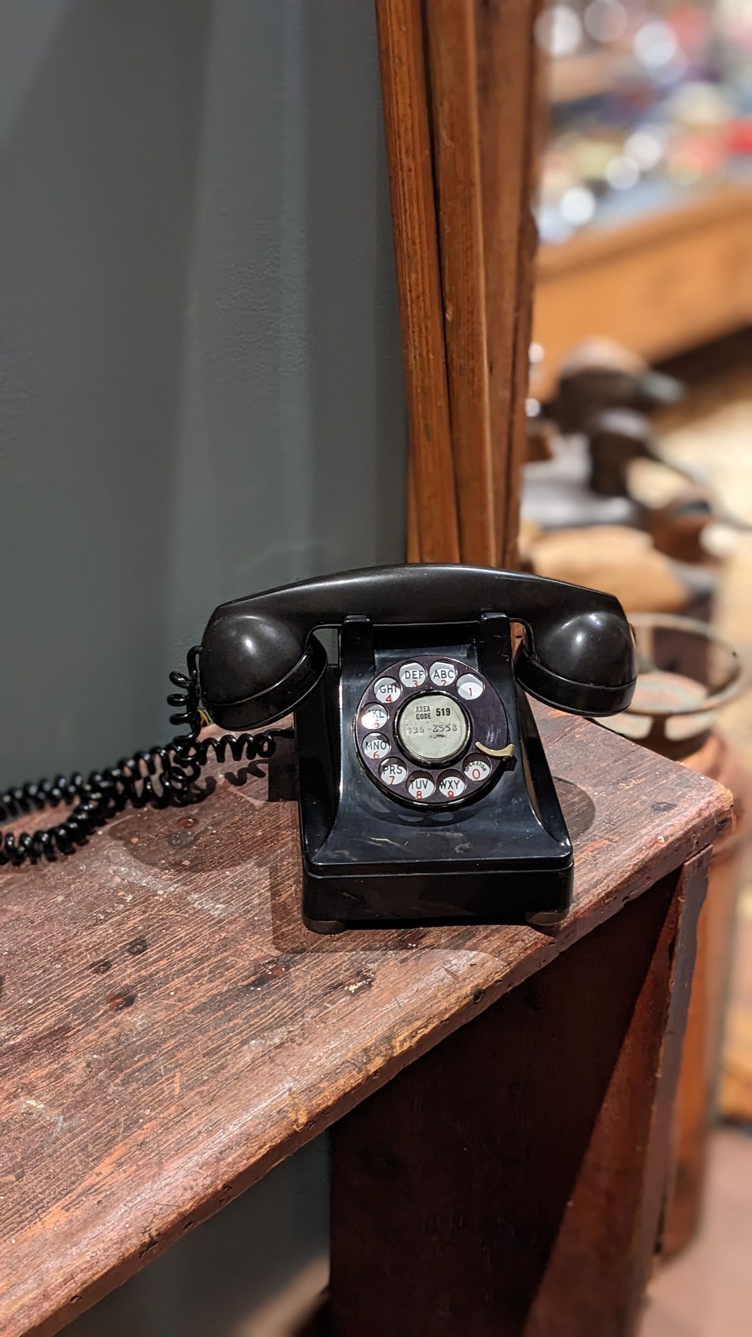 Vintage Northern Electric Rotary Desk Phone 1930's, Retro Phone, Office ...