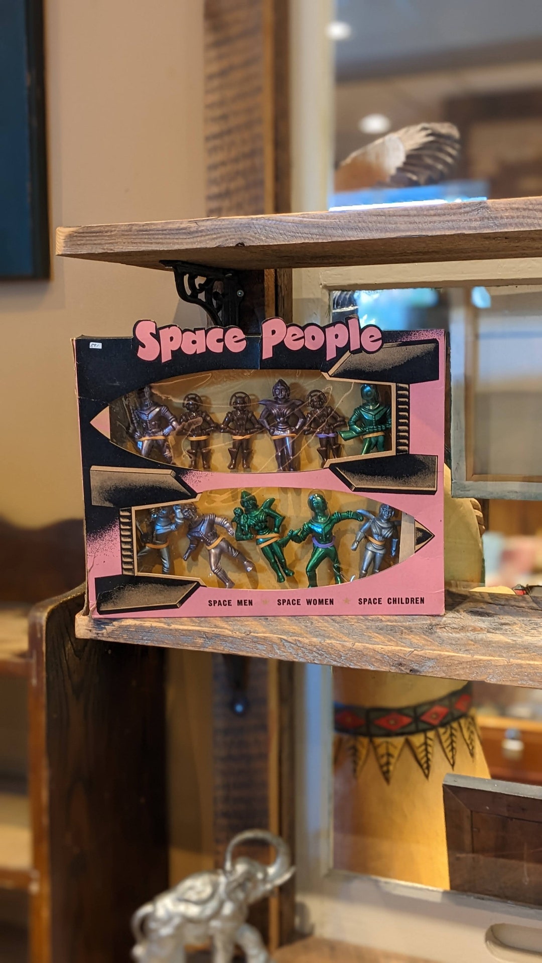 Vintage Large Boxed Archer Space People Set With Original Box- No.198 ...