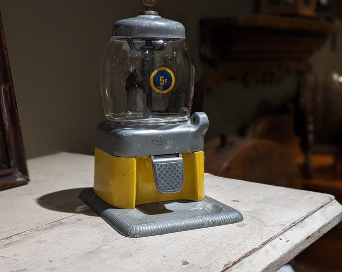 Rare 1940's Perk up 5 Cent Gum Ball Vending Machine - Etsy