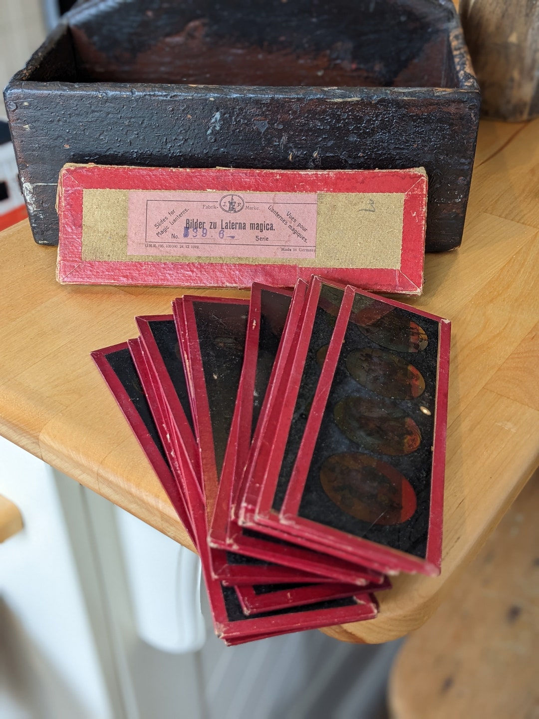 19th Century German Magic Lantern Glass Slides- Scenes Around the World ...