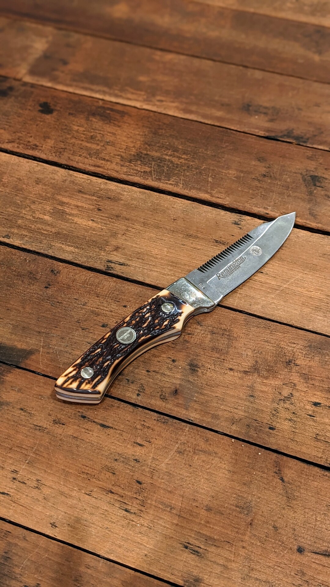 Remington Knives R6 Skinner Fixed Blade Knife, Collectable, Vintage ...