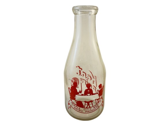 Vintage Kent Dairy Maple City Brand Dairy Products Quart | Etsy