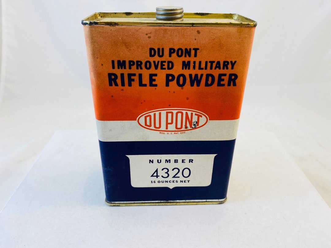 Vintage Dupont Military Rifle Powder Tin- No. 4320 - Etsy